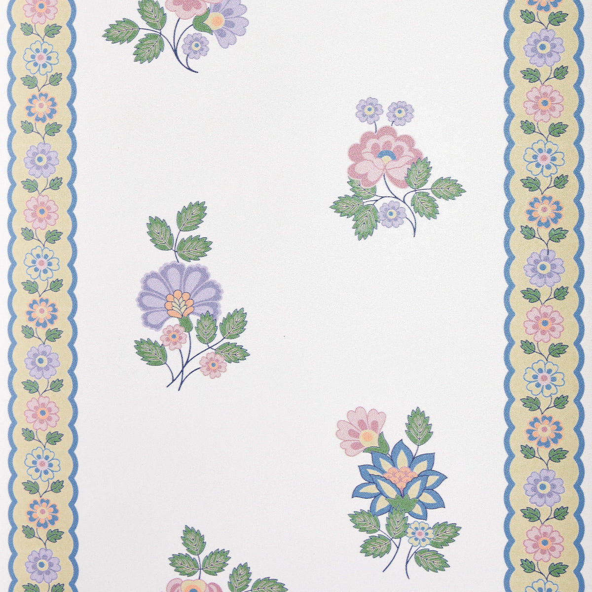 Catalina Border Wallpaper | Floral Wallpaper | Caitlin Wilson