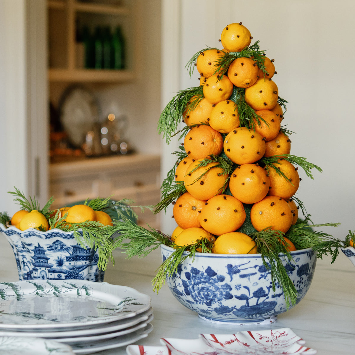 Blue Garden Bloom Bowl | Caitlin Wilson