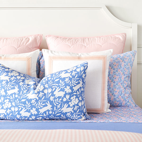 CAIT KIDS: Blush Scallop Quilted Sham | Caitlin Wilson
