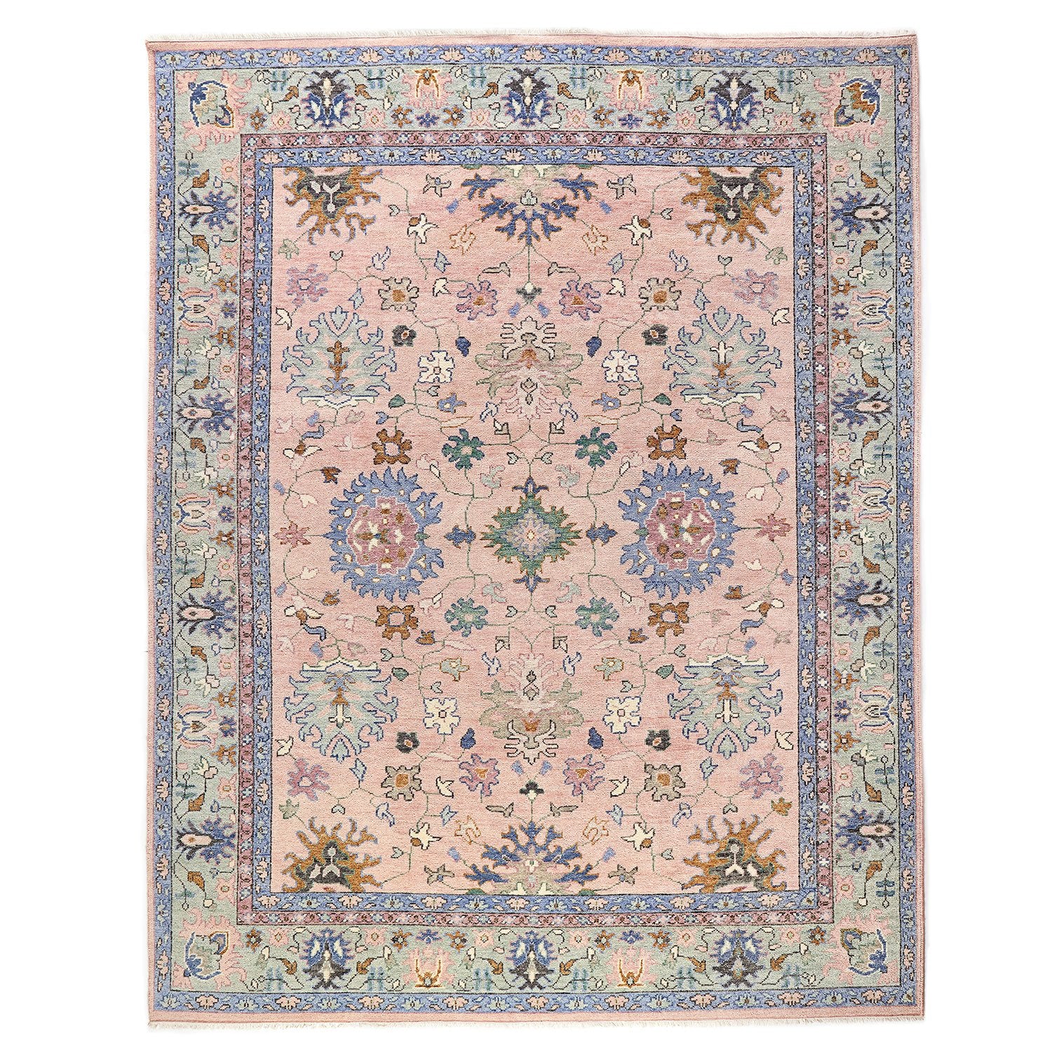 Ankara Rug in Peach | Caitlin Wilson