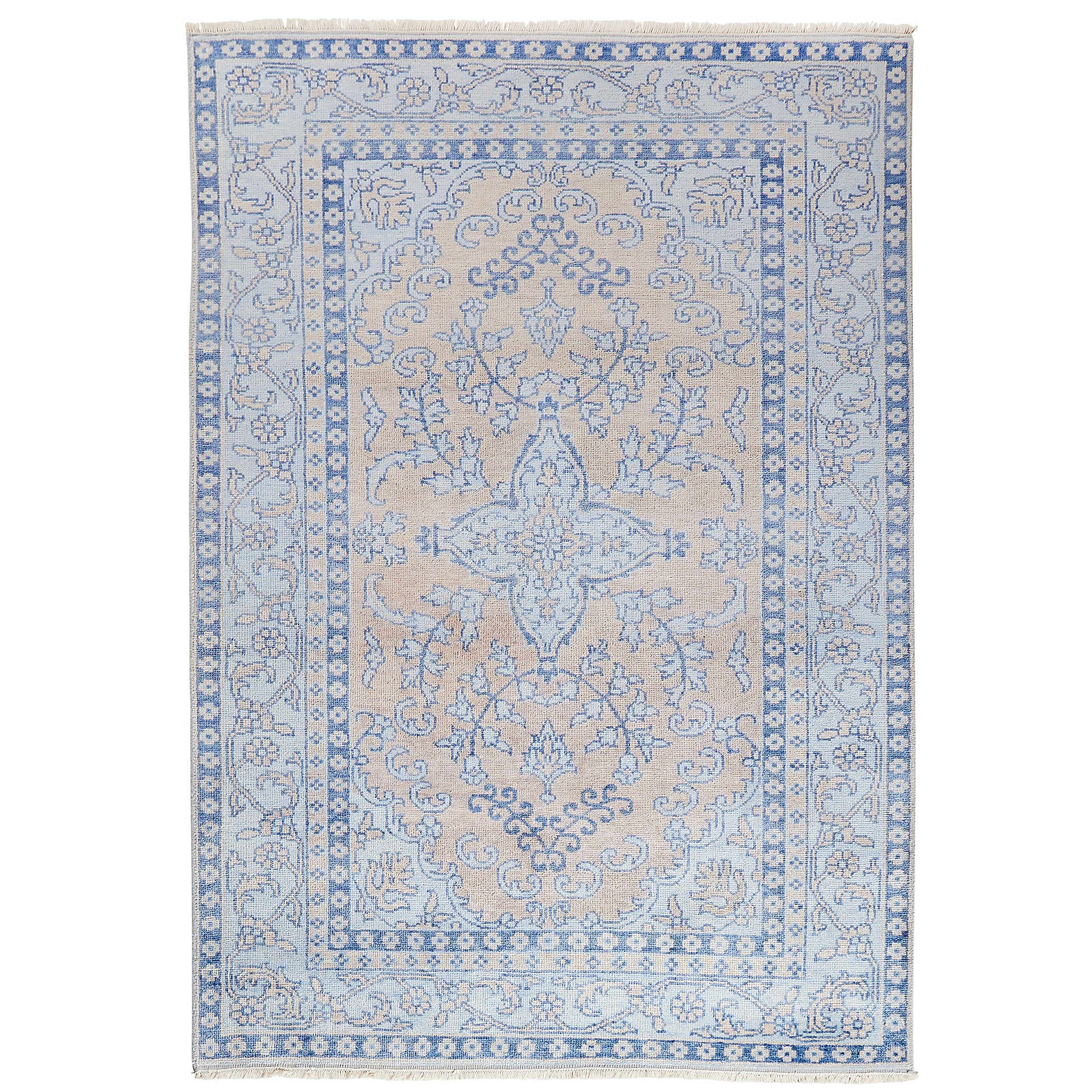 Simone Rug in Sky | Hand-Knotted Persian Rug | Caitlin Wilson